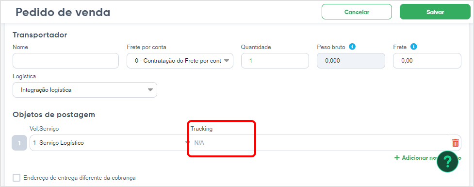 Erro ao enviar dados fiscais para a Via Marketplace: Campo ... Erro ao enviar dados fiscais para a Via Marketplace: Campo ...