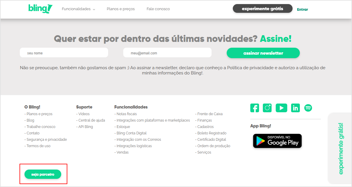 Como me cadastrar no Programa de Parceiros Bling – Bling!