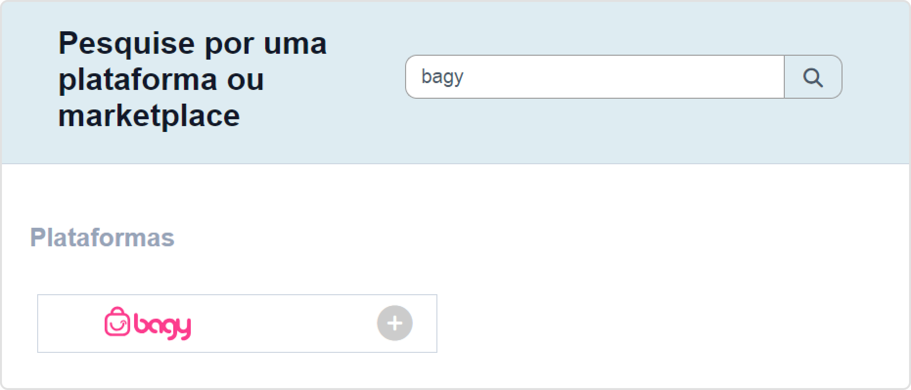Autenticação com a Bagy – Bling!