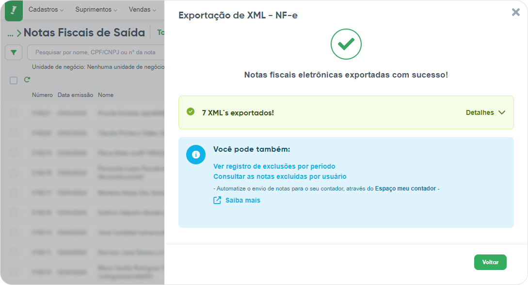 Como exportar o XML das notas? – Bling!